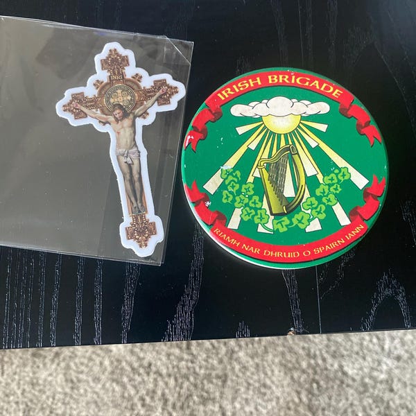 Crucifix Sticker-catholic Sticker - Etsy