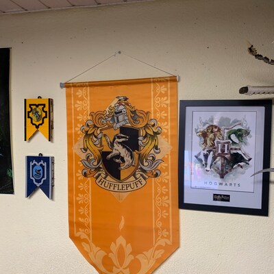 Big Size 5 Pieces Hanging Hogwarts, Gryffindor, Hufflepuff, Slytherin ...