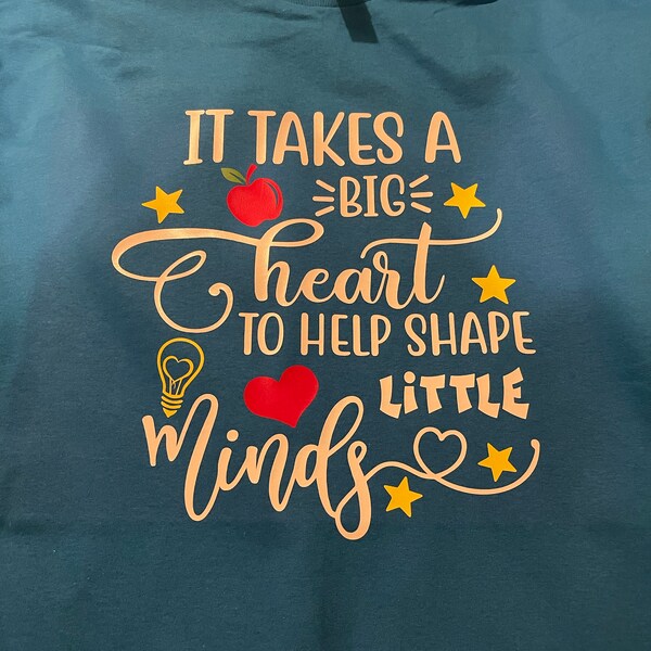 It Takes a Big Heart to Help Shape Little Minds Teachers Day Quote ...