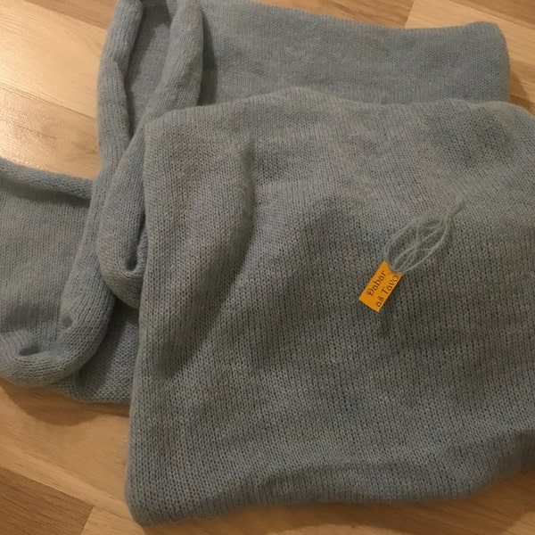 Puffy Blanket, Warm and Plush Blanket, Hand Knit Blanket, Bed Throw ...