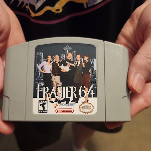 Frasier Parody Nintendo Game Cartridge: Custom Label Art - NES, SNES ...