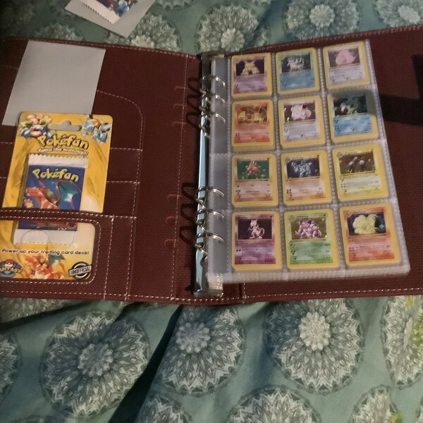 MINI Double Sided 12 Pocket Folder Pages/sleeves - Suitable for 1:2 ...