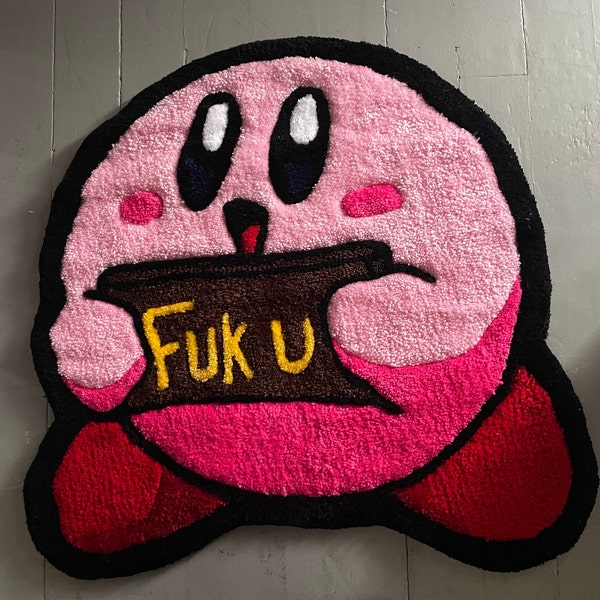 Kirby Zelda Handmade Tufted Rug - Etsy