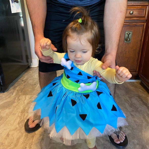 Blue Tutu Dress for Baby & Toddler | First Birthday Tulle Dress ...