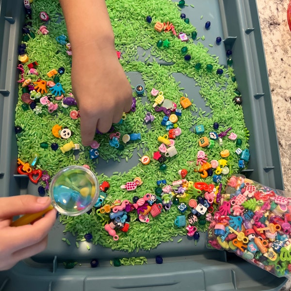 I SPY Trinkets Sensory Bin Fill I Spy Sensory Fill Speech Therapy Mini ...