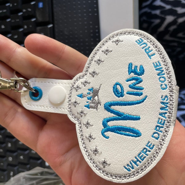 Mouse Ear Strap | Personalized Ear Saver | Ear Fob | Cast Member Badge ...