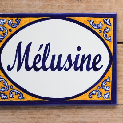 House Number Spanish, Signs for Home, Personalized Tile, Ceramic House ...