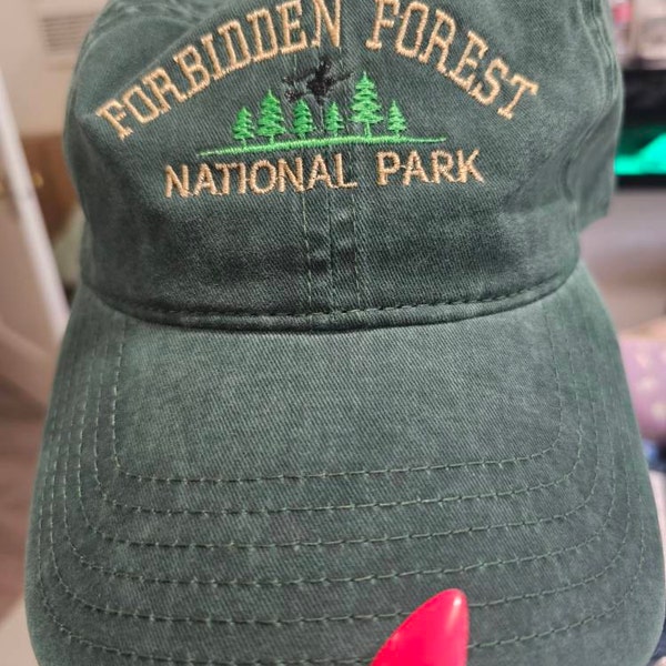 Forbidden Forest National Park Embroidered Cap Hat Baseball Hat Nature ...
