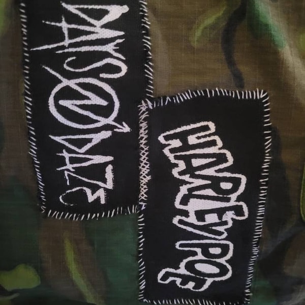 Punk Rock Hardcore Dbeat Crust Punk Metal Patches(disrupt,mob 47, Doom,dystopia) - Etsy