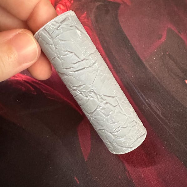 Leather Texture Roller Seamless Polymer Clay Texture Roller Embossing ...