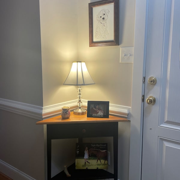 Handcrafted Shaker Corner TV Stand. Made in Maine - Etsy