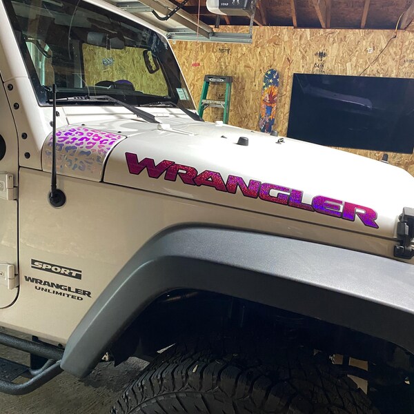 Holographic Crystal - Jeep Wrangler JL 2018 2019 2021 Gem Glitter Decal ...