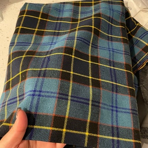 Official OUTLANDER Plaid Fabric Authentic Premium Wool - Etsy