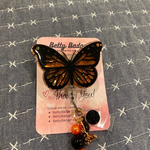 Butterfly Badge Reel, Purple Butterfly Badge Reel, Badge Reel for ...