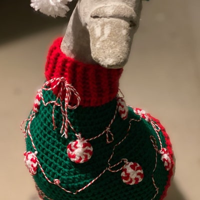 Porch Goose Peppermint Sweater - Etsy