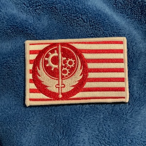 Brotherhood of Steel BOS FLAG Fallout Style Inspired Embroidered ...