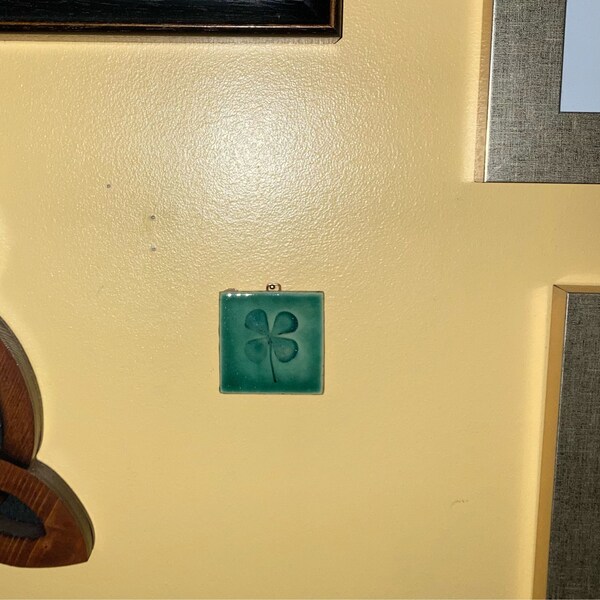 2"x2" Ceramic 4 Leaf Clover Tile - Etsy