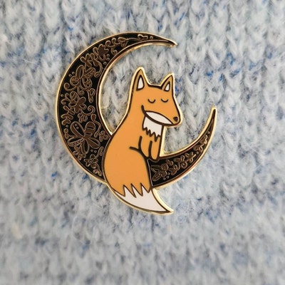 Forest Rabbit Hard Enamel Pin, Kawaii Rabbit Enamel Pin, Cute Rabbit ...