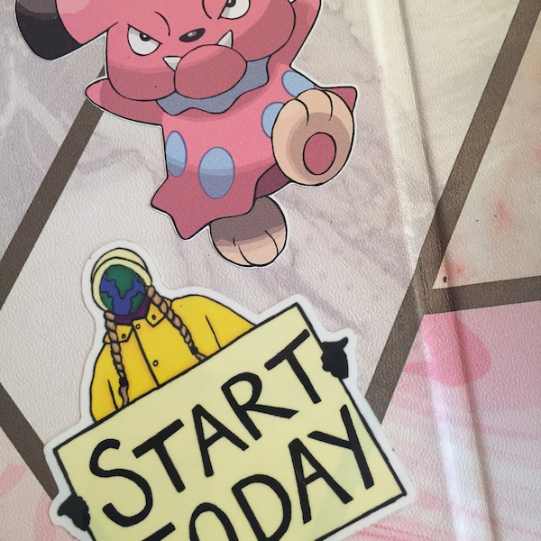 Greta Thunberg Stickers Fridays for Future Climate Action Stickers ...