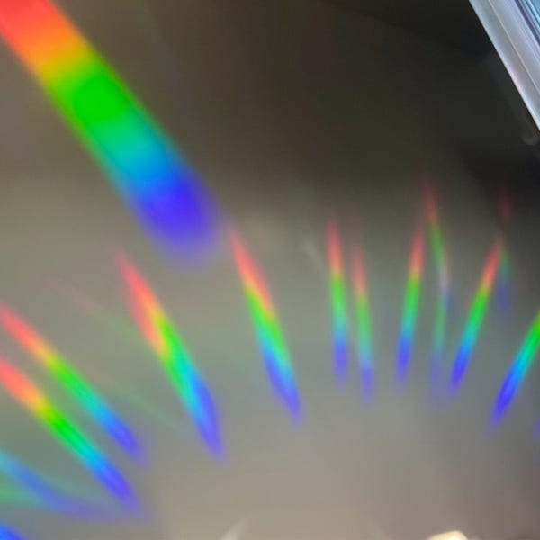 Prismatic Rainbow Making Suncatcher Sticker Rainbow Maker Window Light ...