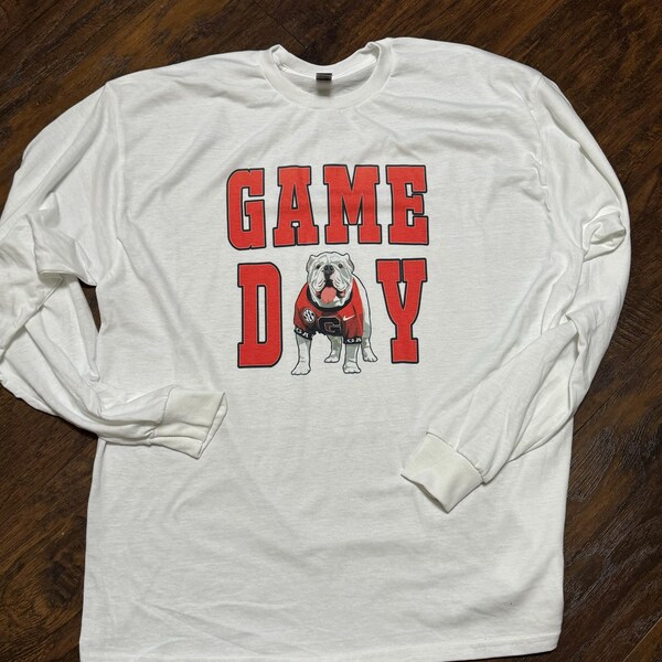 LARGE Red Game Day Chenille Patch, Iron on Patch, Game Day, Diy Patch ...