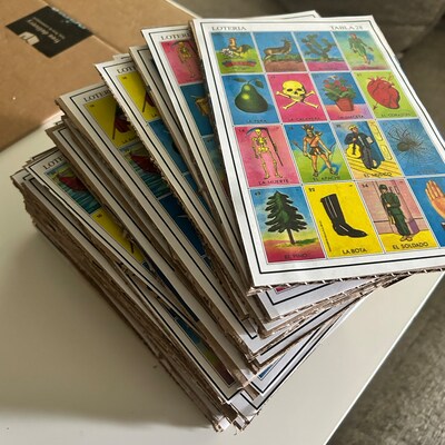 120 Game Boards Loteria Mexicana, Digital File, Instant Download - Etsy