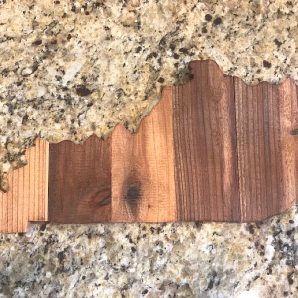 Kentucky Rustic Wood State, Wooden Kentucky State, Rustic Kentucky ...