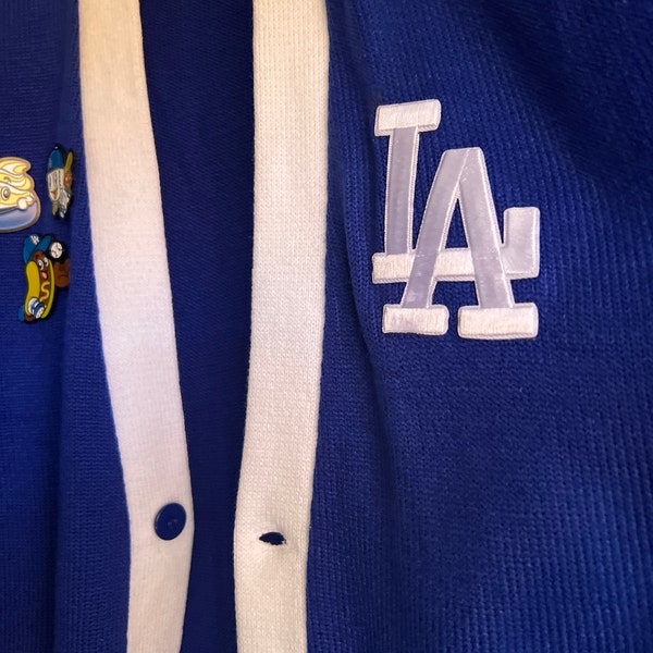 MINI Los Angeles Dodgers L.A. Letters White Jersey Patch Iron On - Etsy