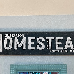 Home Sign With Symbols Custom Home Sign Personalized Huge - Etsy