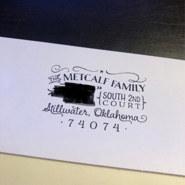 Cutest Return Address Stamp in the Whole World. Wood Handle ...