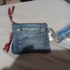 Denim Wallet , Jeans Coin Purse , Jeans Pouch , Upcycled Wallet ...