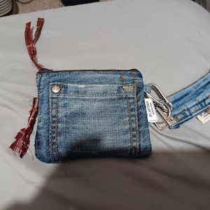 Denim Wallet , Jeans Coin Purse , Jeans Pouch , Upcycled Wallet ...