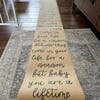 Custom Hand Written Table Runner, Personalized Runner, Wedding Ideas ...