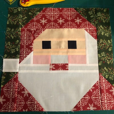 PDF Christmas Quilt Pattern Santa Claus Quilt Pattern - Etsy