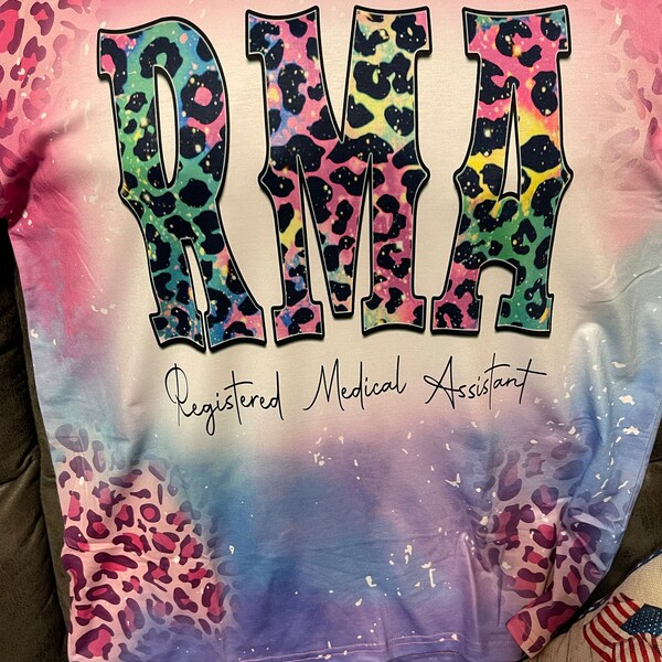 Registered Medical Assistant RMA Png, Sublimation Design, DIGITAL ...