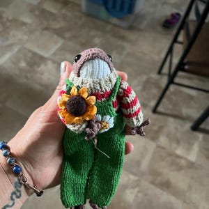 Crochet Frog, Froggie's Sweater, Gift for Kids, Birthday Gift, Toys for ...