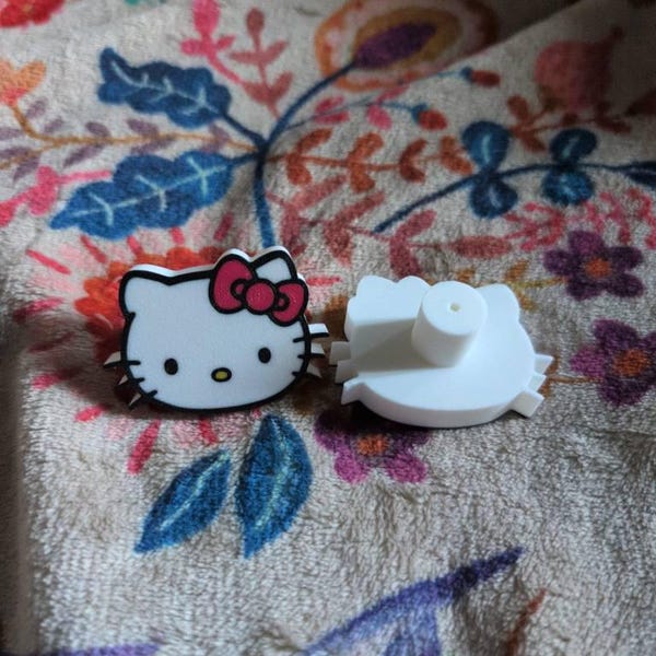 HELLO KITTY Themed Drawer Knobs/handles for Nurseries, Kid's Rooms ...