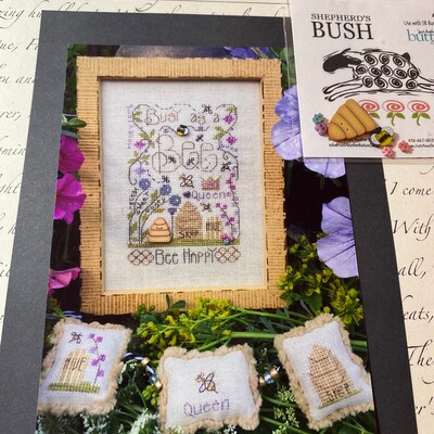 SHEPHERD'S BUSH busy Notes With Buttons Counted Cross Stitch Pattern ...