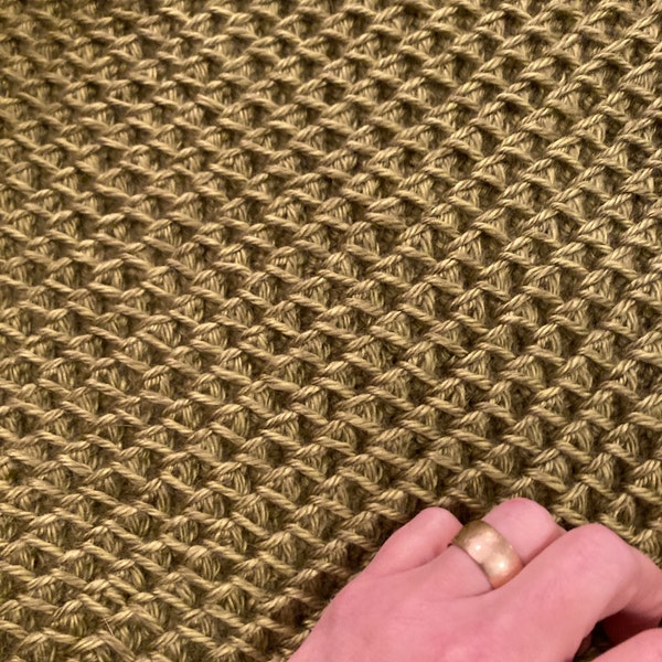 CROCHET PATTERN ⨯ Blanket, Honeycomb Afghan Throw ⨯ the Bourdon - Etsy