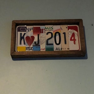 Custom License Plate Personalized Unique Wedding | Etsy