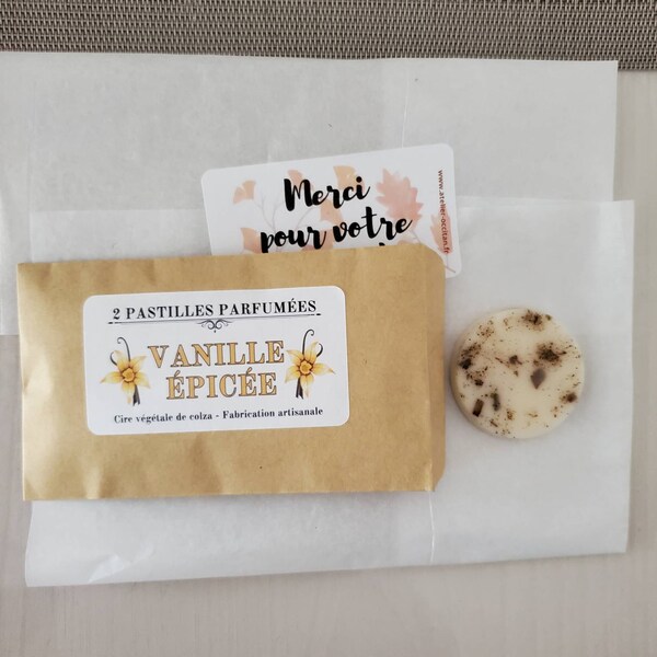 SPICY VANILLA - Scented Pastilles - Rapeseed Wax - Vegetable Wax Melts ...