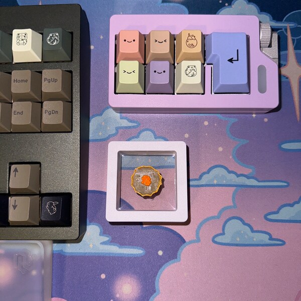 Bunny Keycap & Keychain | Stress Relief Fidget Toy | Cartoon Collection ...