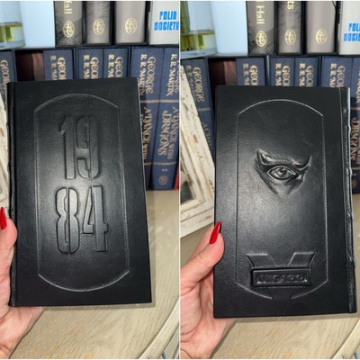 1984 Leather Bound, 1984 George Orwell, 1984 Book, George Orwell 1984 ...