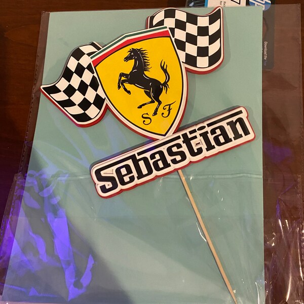 Ferrari Cake Topper! - Etsy