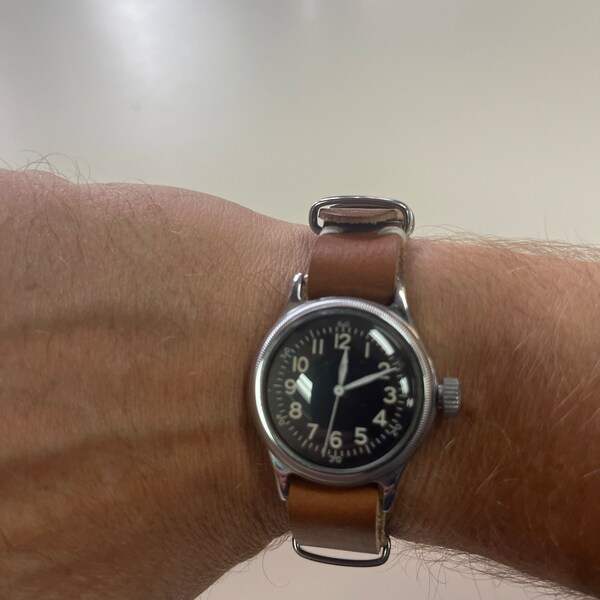 The Jameson Handcrafted Custom Leather Watch Strap Leather Watch Band ...