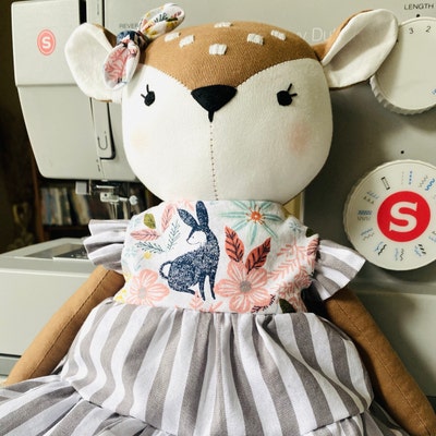 Deer Sewing Pattern PDF Make a Deer/reindeer Woodland Animal - Etsy