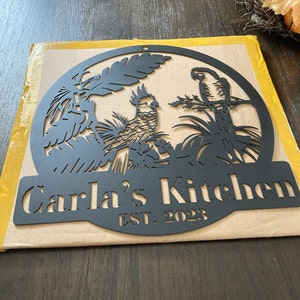 Loon Scene Oval Personalized Monogram Sign Leonard Lake Metal - Etsy Canada