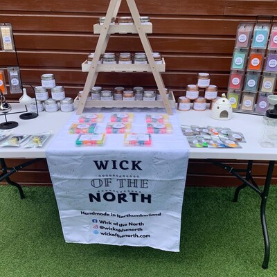 Custom Table Runner With Logo for Craft Shows and Vendor Events, Pop up ...