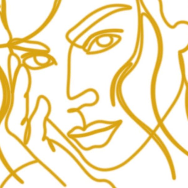 Custom One Line Drawing, Simple Line Art, Commission Portrait, Download ...