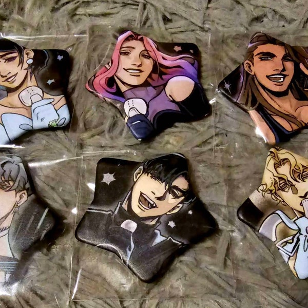 IN-STOCK | Alien Stage Star Buttons - Etsy